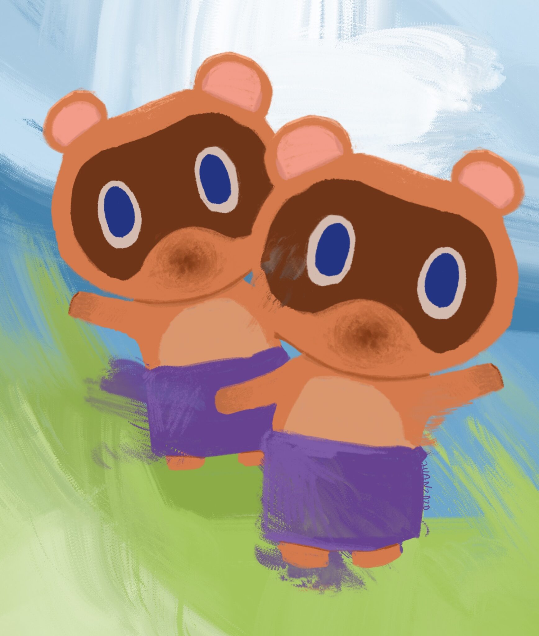 Dibujos de Animal Crossing con Procreate - Juan Antonio Cortés